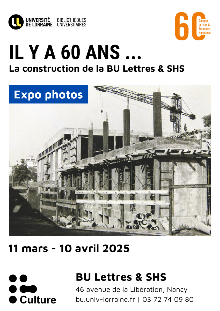 [Exposition] « Il y a 60 ans… » à la BU Lettres & SHS - Culture