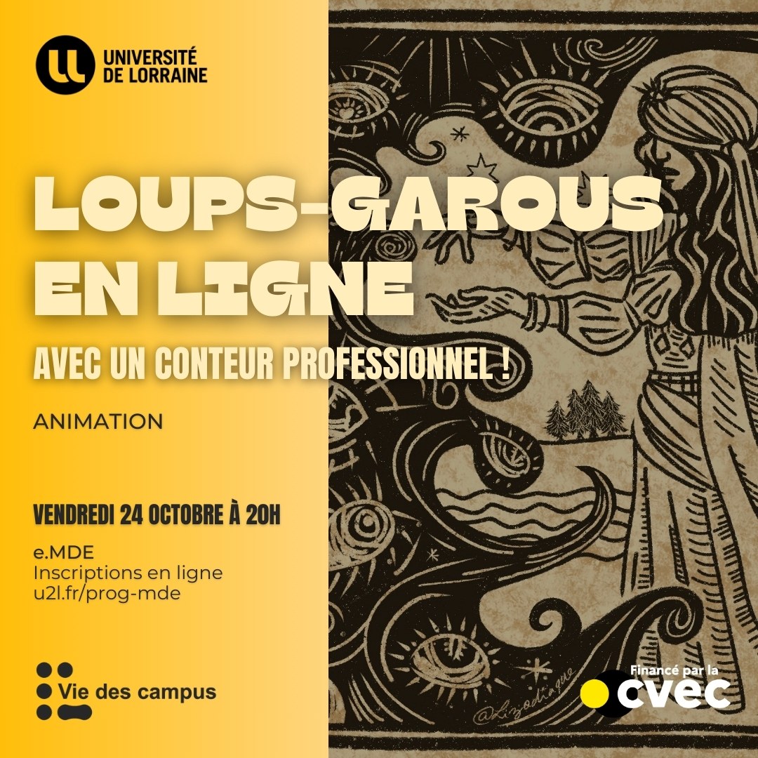 [Animation] Loup-garou en ligne avec un conteur pro - Culture