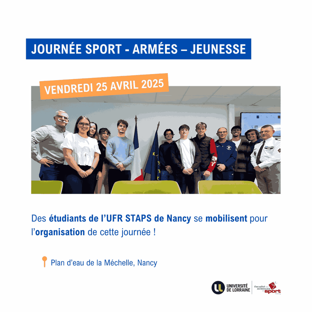 Des étudiants de l’UFR STAPS de Nancy mobilisés pour la Journée Sport ...